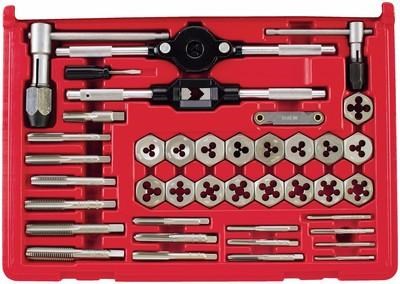 40 Piece Metric Super Mechanic s Tap and Die Set AAA Tool and Supply